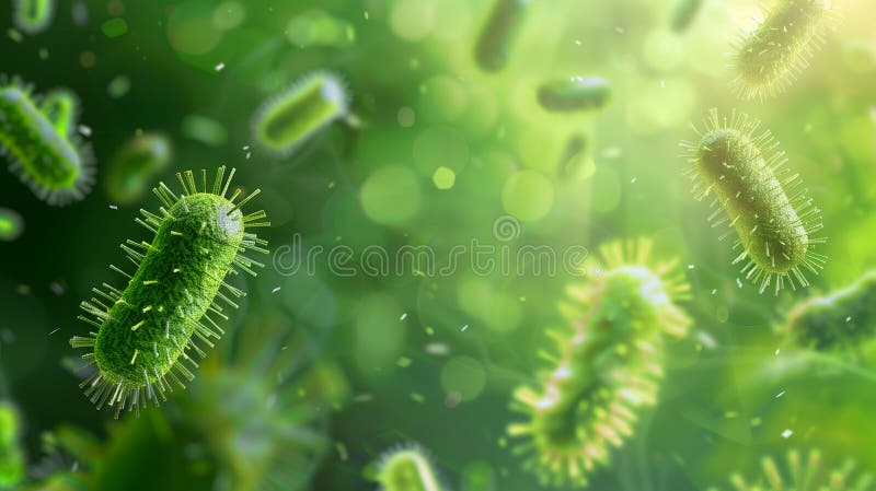 Pathogenic Bacteria Background Stock Illustration - Illustration of ...