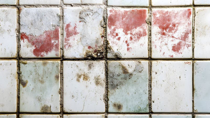 Pathogens in Bathroom Grout Pathogens, Close-up View of an Old ...