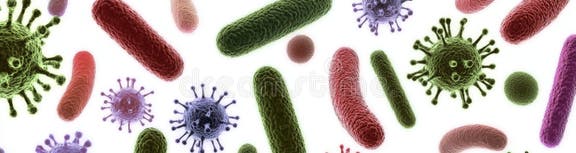 Pathogens with Different Types of Bacteria and Viruses Isolated on ...