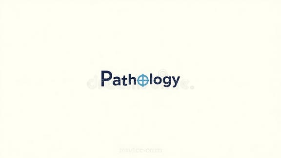 Pathology Text Displayed Prominently on a Light Background in a ...