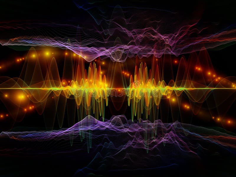 Paths of Light Wave stock illustration. Illustration of dynamic - 146680631