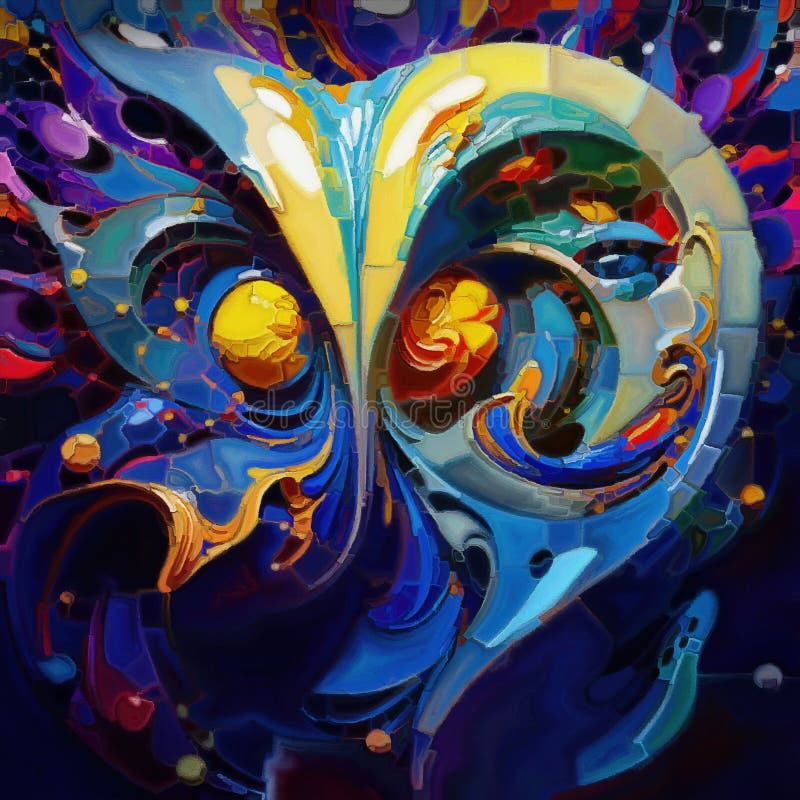 Paths of Spectrum Artistry stock illustration. Illustration of ...