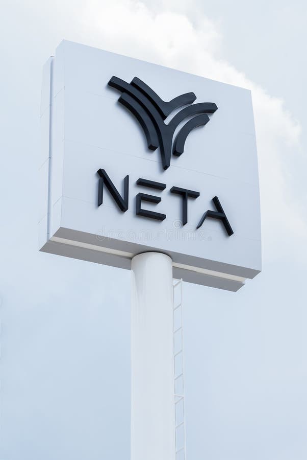 Pole Billboard with Logo Neta Editorial Stock Image - Image of ...