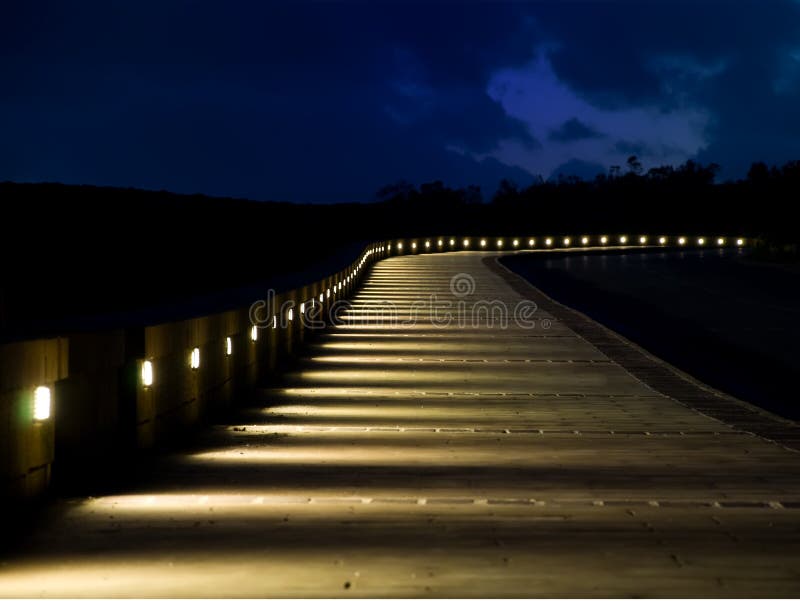 Candles on a path stock image. Image of evening, path, blue - 397517