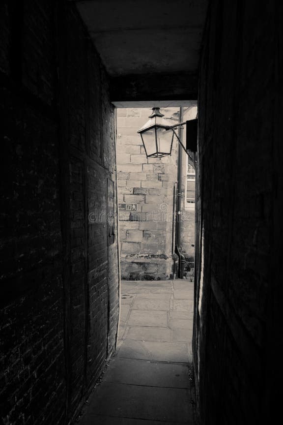 Pathway alley architecture stock image. Image of light - 12434229