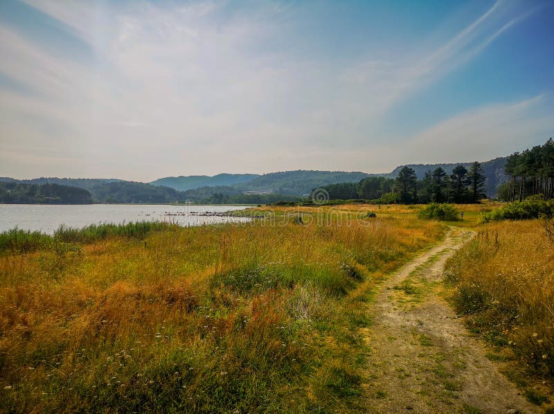 Pathway stock photo. Image of grass, pathway, road, country - 155754836