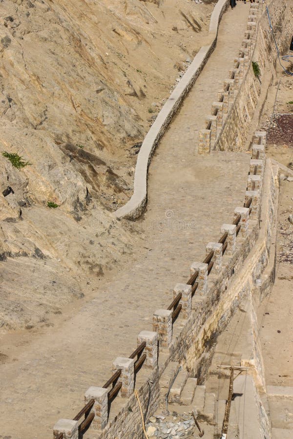 Pathway on edge stock photo. Image of india, edge, structure - 85776750