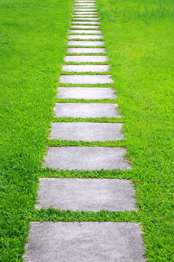 Pathway in the garden stock image. Image of direction - 16345867