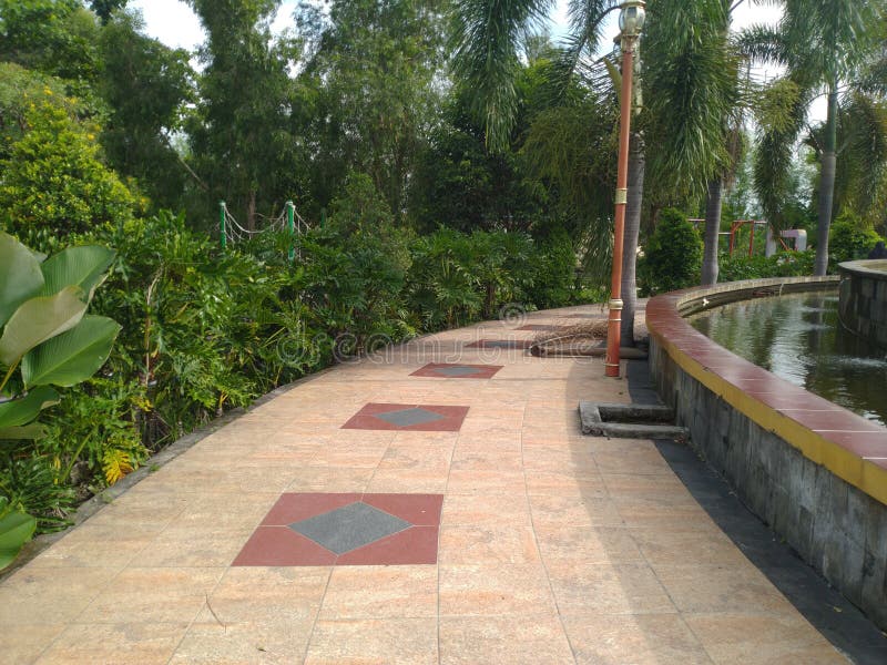 Pathway in the garden stock image. Image of garden, path - 202700979