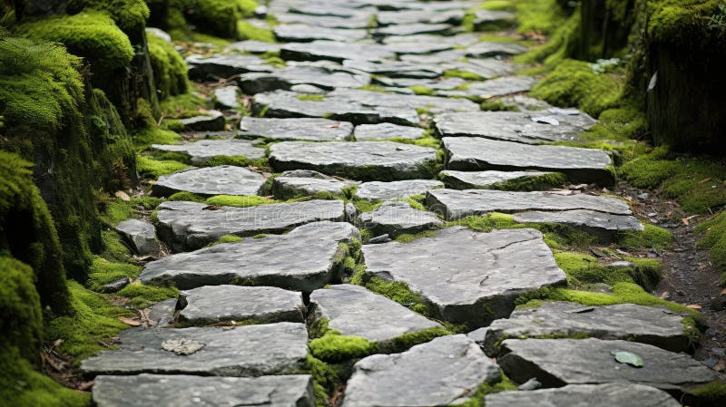 Pathway grey stone texture stock illustration. Illustration of pathway ...