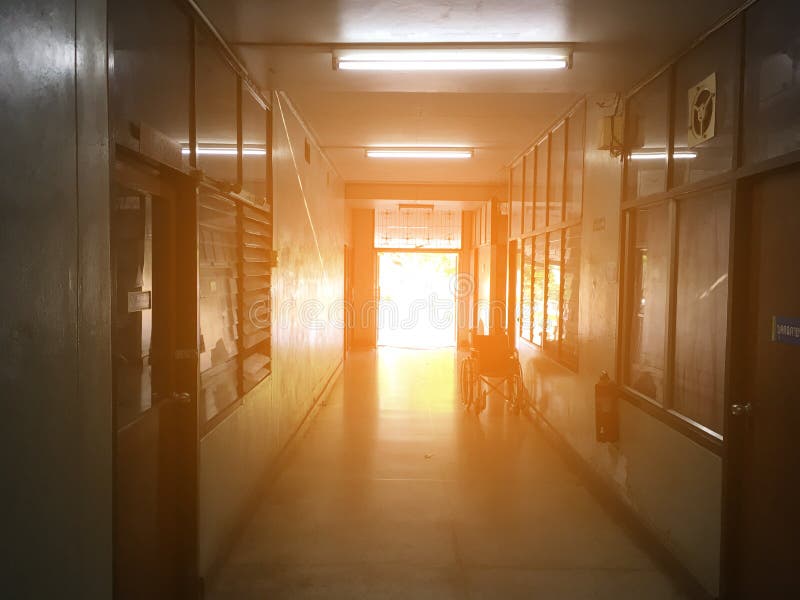 HOSPITAL PATHWAY stock image. Image of effect, brings - 76988575