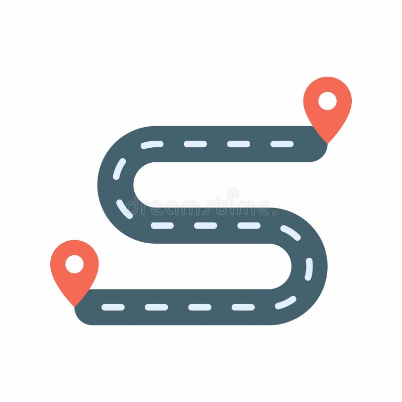 Pathway icon vector image. stock vector. Illustration of concept ...