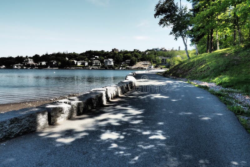 Pathway by the Lake Captured during the Daytime Stock Photo - Image of ...