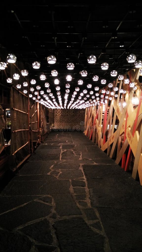 Pathway with lighting stock photo. Image of fixture, design - 60320008