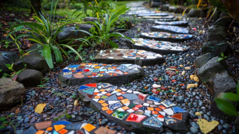 Pathway Made of Rocks and Stones Stock Photo - Image of rocks ...