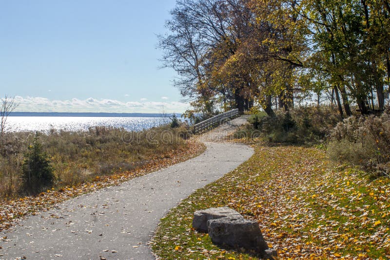 Pathway To The Lake stock image. Image of mohawk, boardwalk - 52766575