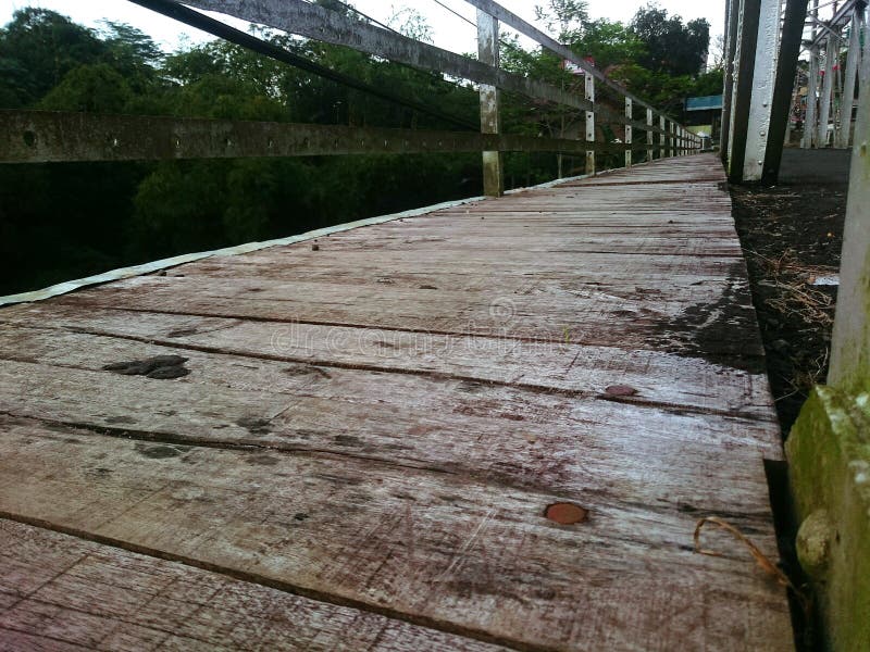 Pathway on the old bridge stock photo. Image of pathway - 114273560