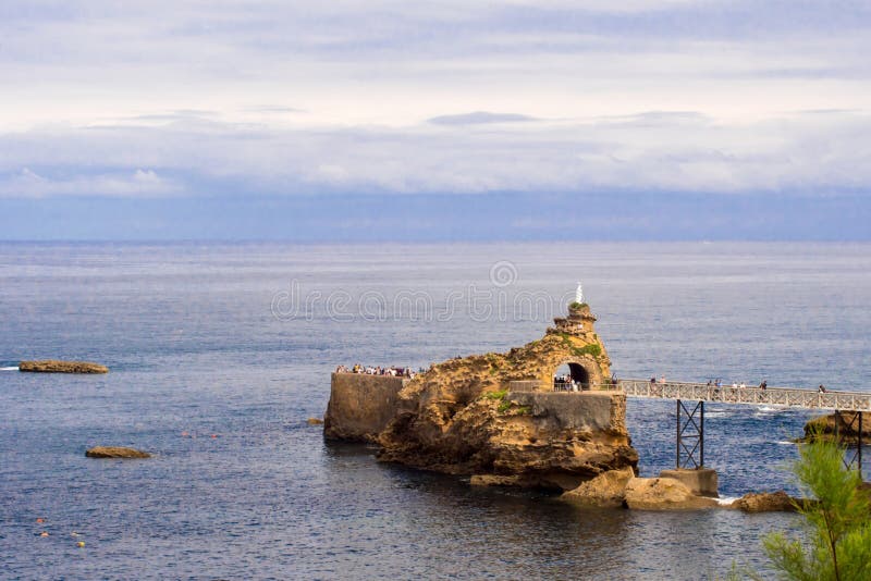 Pathway Over a Bridge Towards a Tropical Island Destination Stock Photo ...