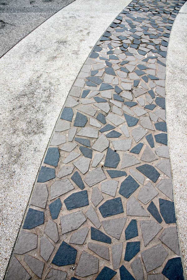 Texture of Pathway Made from White Rock. Stock Photo - Image of ancient ...