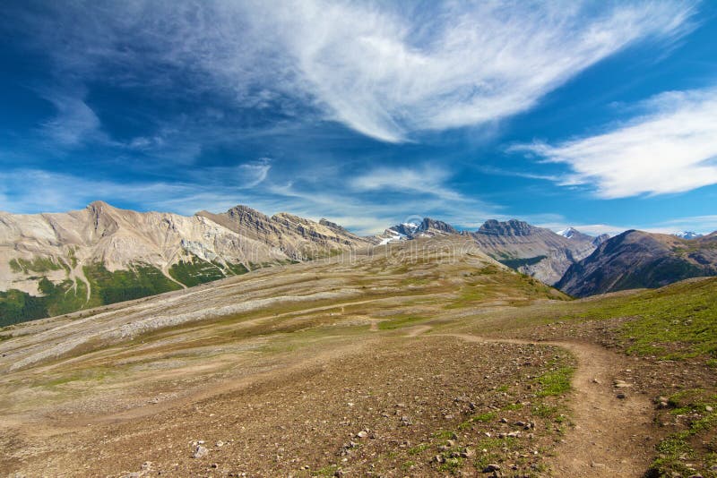 Pathway on Parker Ridge stock photo. Image of lonesome - 27576700