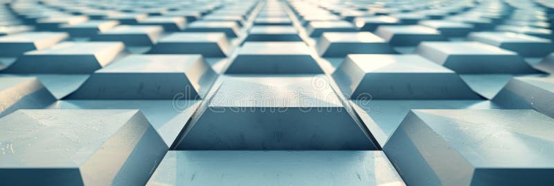 A Pathway of Repeating Diamond Shapes Creating a Hypnotic and ...