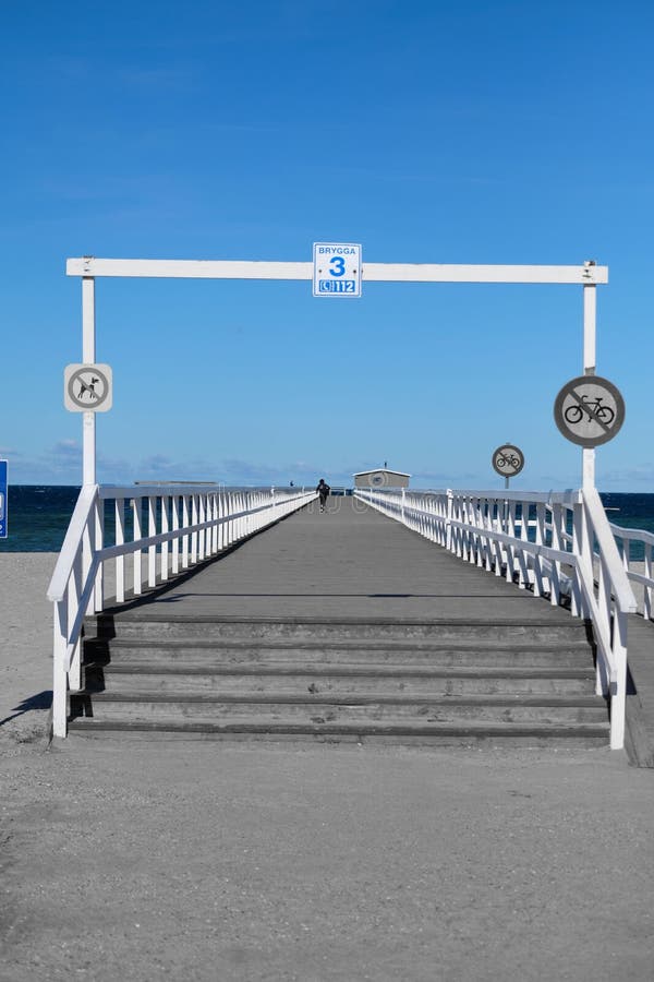 Pathway with Stairs on the Water Stock Image - Image of travel, horizon ...