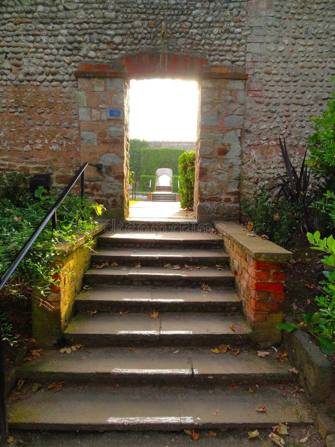 Pathway Steps stock photo. Image of annual, view, floret - 16242298