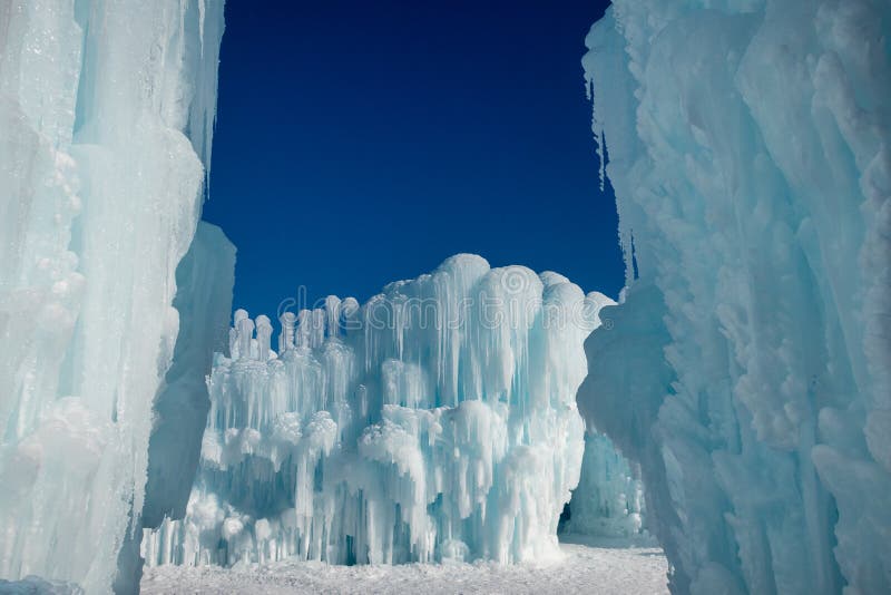 Frozen ice formations stock photo. Image of texture - 139623380