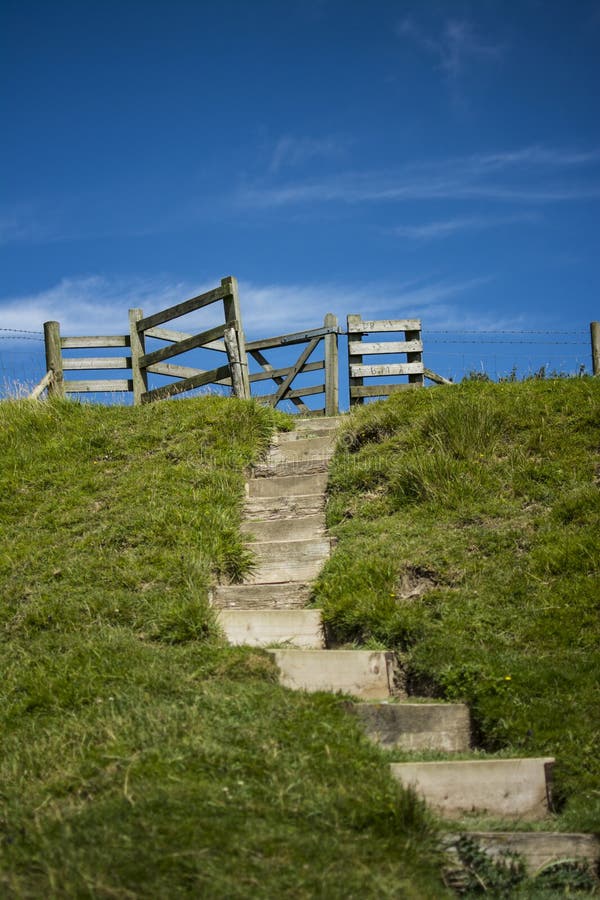 The pathway to nowhere stock image. Image of wind, downs - 334425073