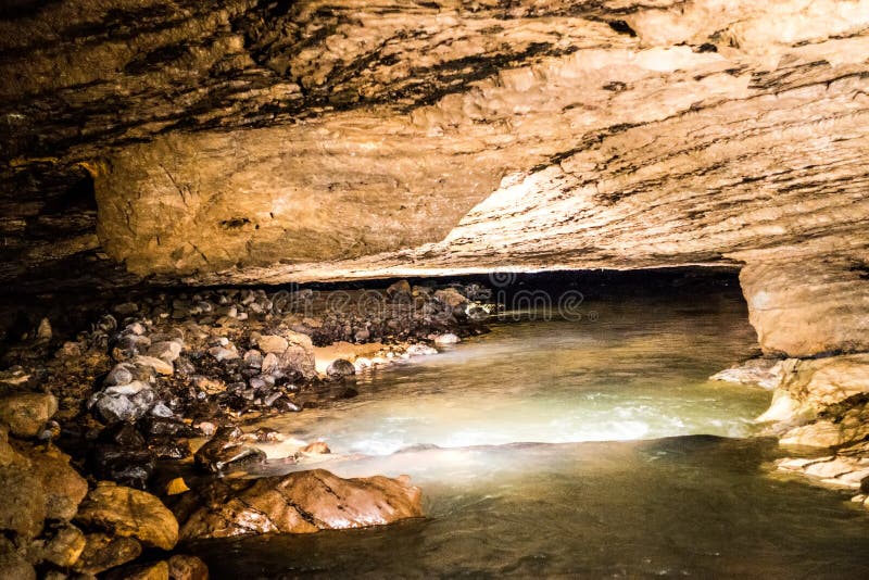 Pathway Underground Cave in Forbidden Cavers Near Sevierville Tennessee ...