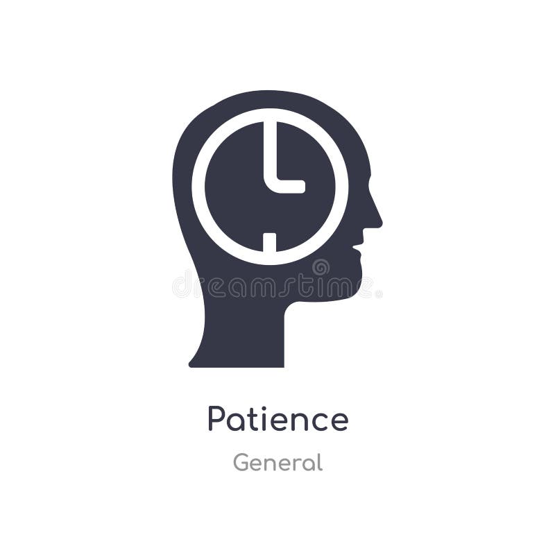 Patience Icon. Isolated Patience Icon Vector Illustration from General ...