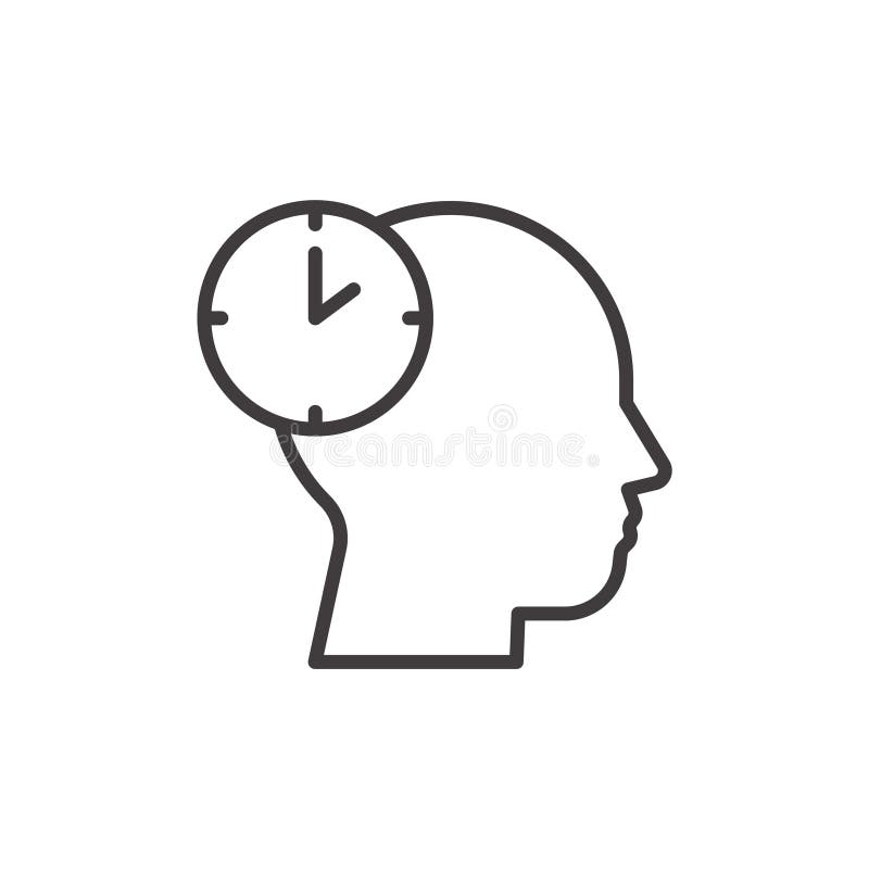 PATIENCE Stroke Icon in Black Stock Vector - Illustration of resilience ...