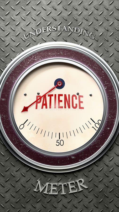 Patience and Understanding that Hits less Than Zero, Very Low Level of ...