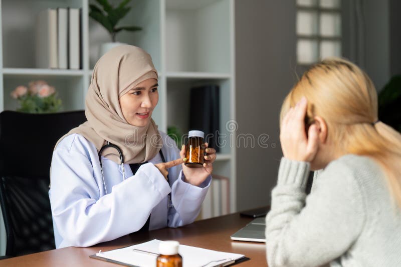 Patient Education and Medication Guidance. a Healthcare Provider ...