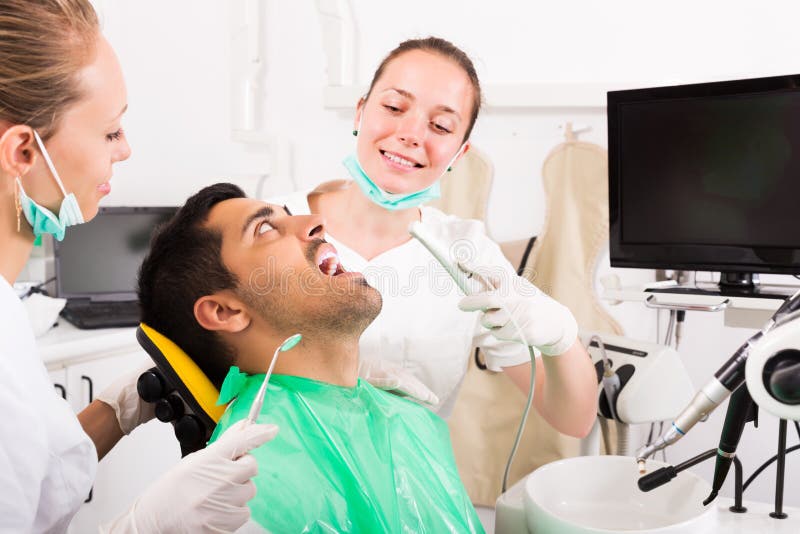 Teeth X-ray on Computer. Panoramic Dental X-Ray. Stock Photo - Image of ...