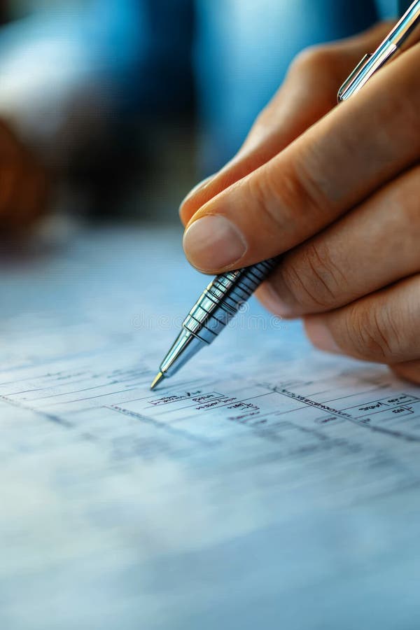 A Patient is Completing a Consent Form while a Doctor Observes in a ...