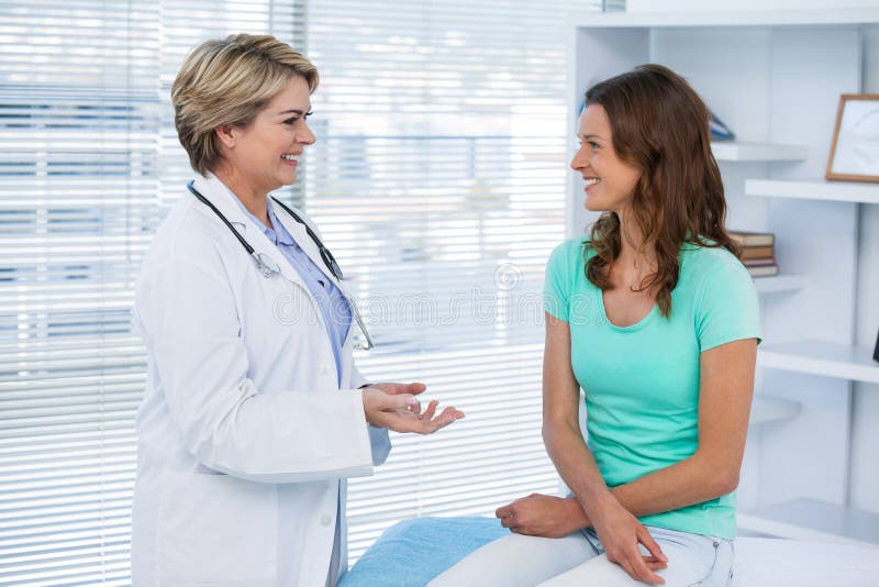 Patient Consulting a Doctor Stock Image - Image of doctor, indoors ...