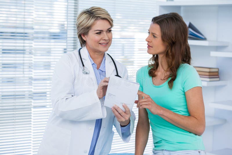 Patient Consulting a Doctor Stock Photo - Image of medical, illness ...