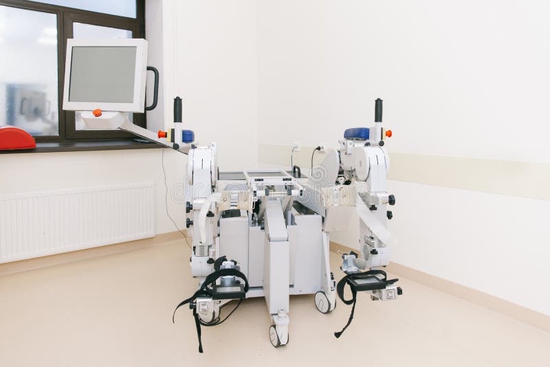 Patient on Continuous Passive Range of Motion Machines. Device To ...