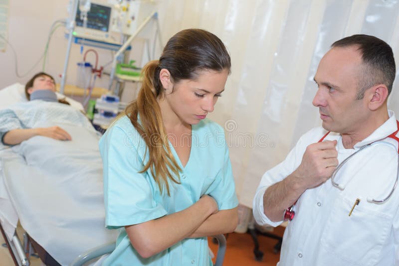 Patient in Critical Condition in the ICU Stock Photo - Image of ...