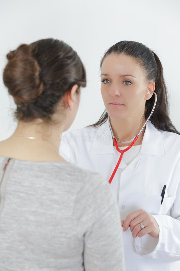 Patient and Doctor Consultation Stock Image - Image of examination ...