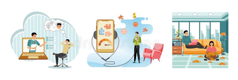 Online Consultation Mental Health. Mental Health App Therapy.Work in ...