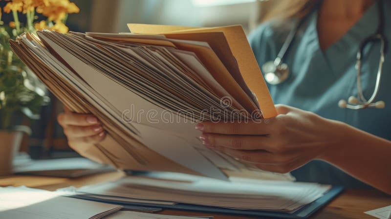 Patient Files are Organized into Color-coded Folders for Easy Access ...