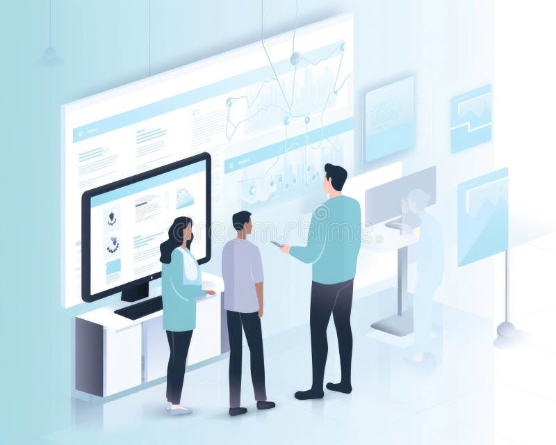 A Patient in Front of a Screen with AIpowered Software Providing ...