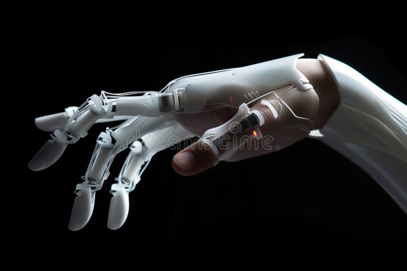 Patient Hand Contains Biomedical Implants that Have Been Implanted with ...