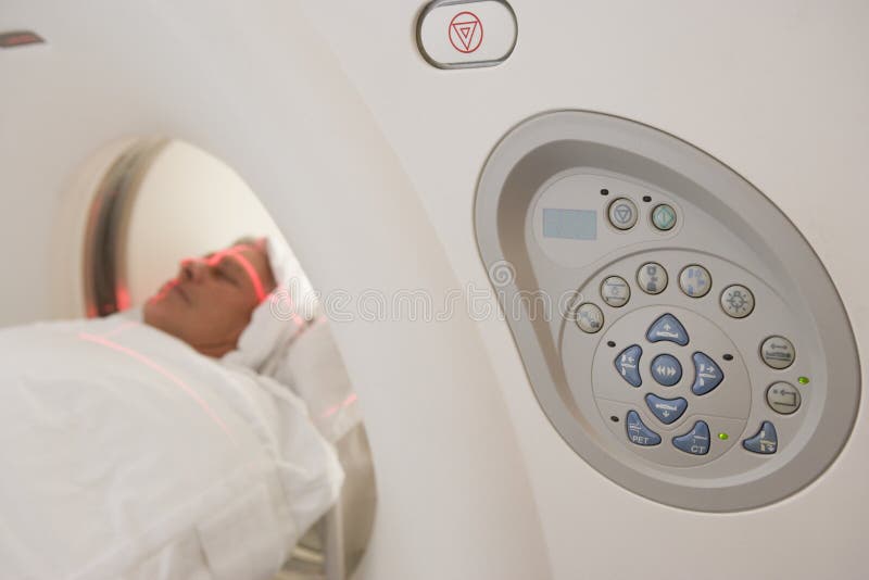 Patient Having a CAT Scan stock photo. Image of practice - 9003114