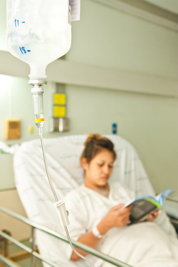 Patient in hospital stock photo. Image of reading, health - 12486480