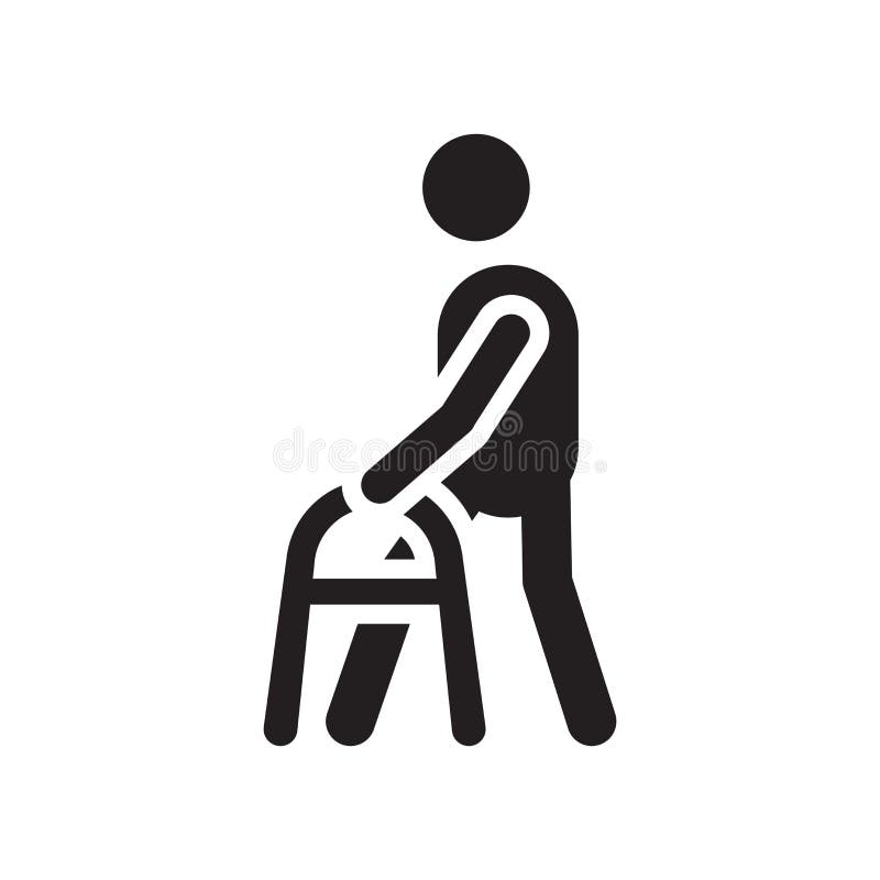 Patient Icon Vector Sign and Symbol Isolated on White Background ...