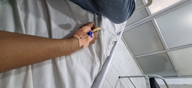 Patient Illness Drip Medicine Hospital Needle Injection Admit Stock ...