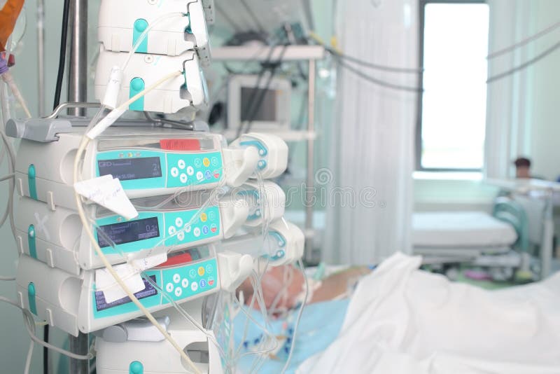 Patient in Intensive Care Unit Stock Image - Image of monitoring, ideas ...